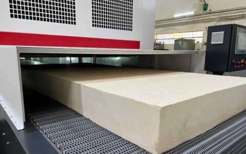 RF Drying for latex and foamed polymers: Monga Strayfield